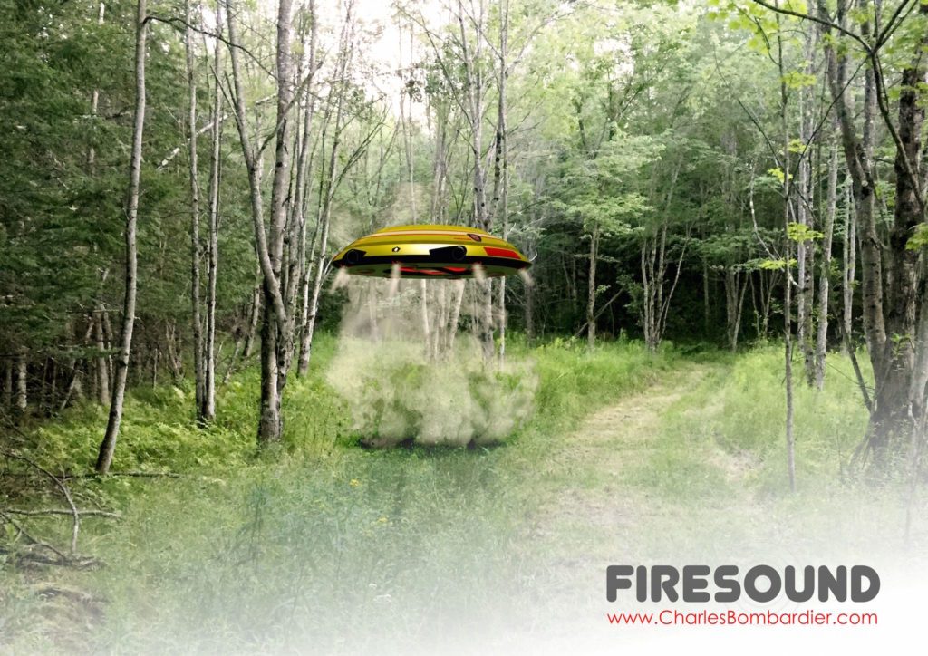 "Flying Saucer" Drone Use Sound Waves to Battle Blazes - DRONELIFE