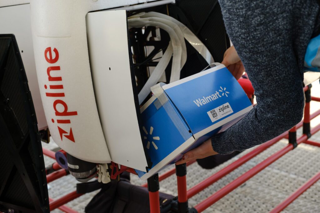 Zipline Delivers for Walmart Drone Delivery Launches - DRONELIFE