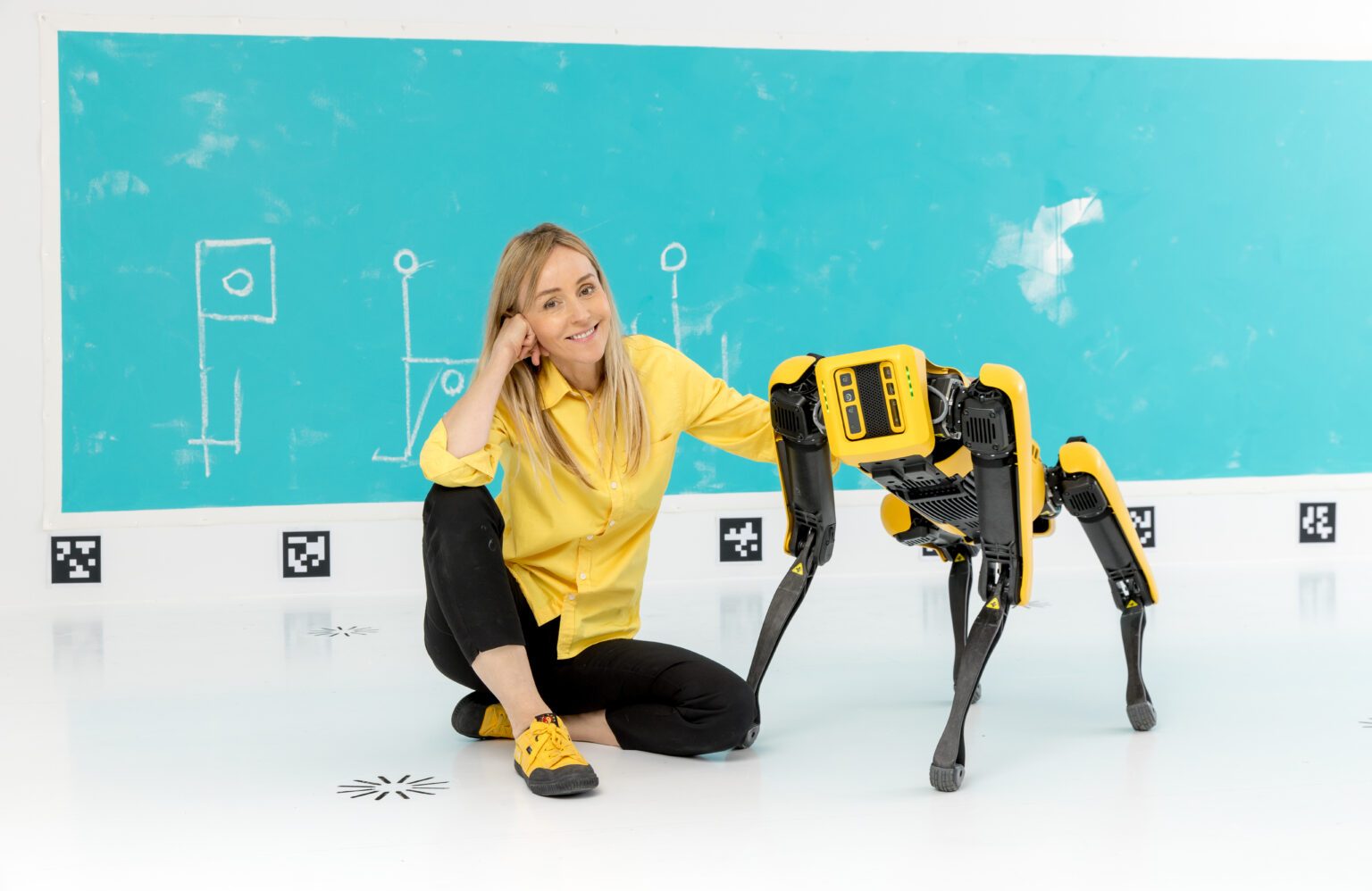 Boston Dynamics' Spot Robots as Artists Agnieszka Pilat - DRONELIFE