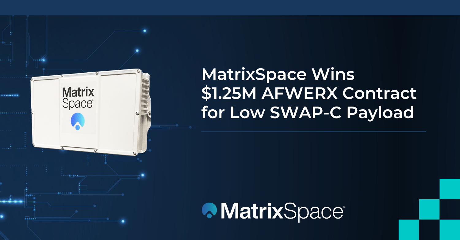 Low SWaP-C UAS Payload: MatrixSpace Wins AFWERX Contract - DRONELIFE