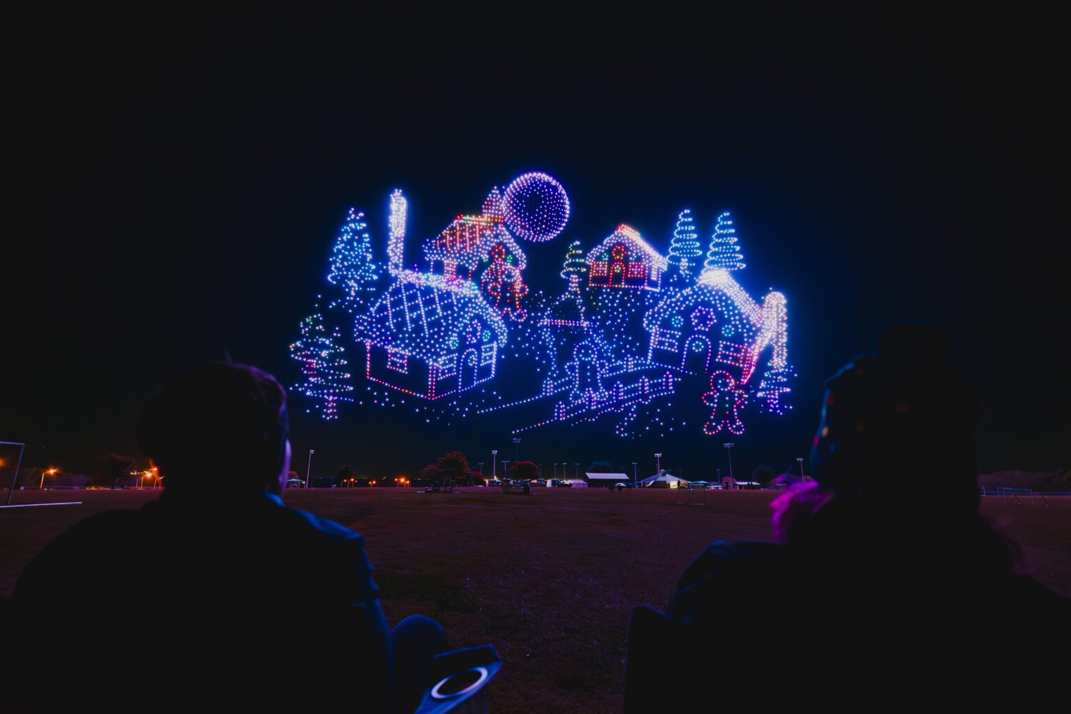 Largest Holiday Drone Show Sky Elements Sets World Record - DRONELIFE