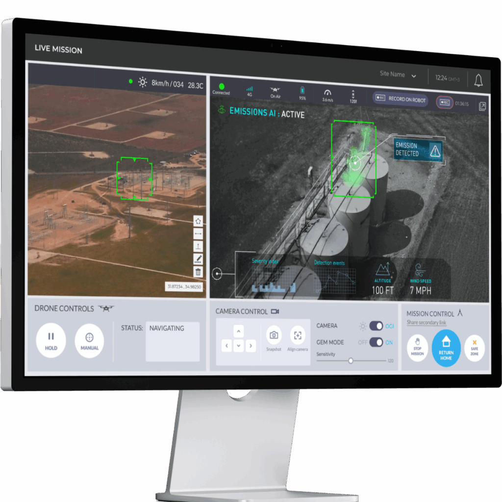 Percepto AI Emission Detector - DRONELIFE