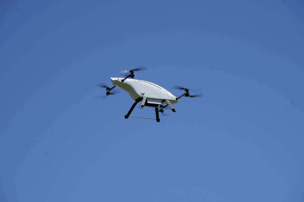 drone delivery for auto parts in Michigan blueflite - DRONELIFE